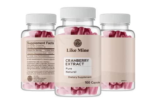 herbal supplement with pure cranberry