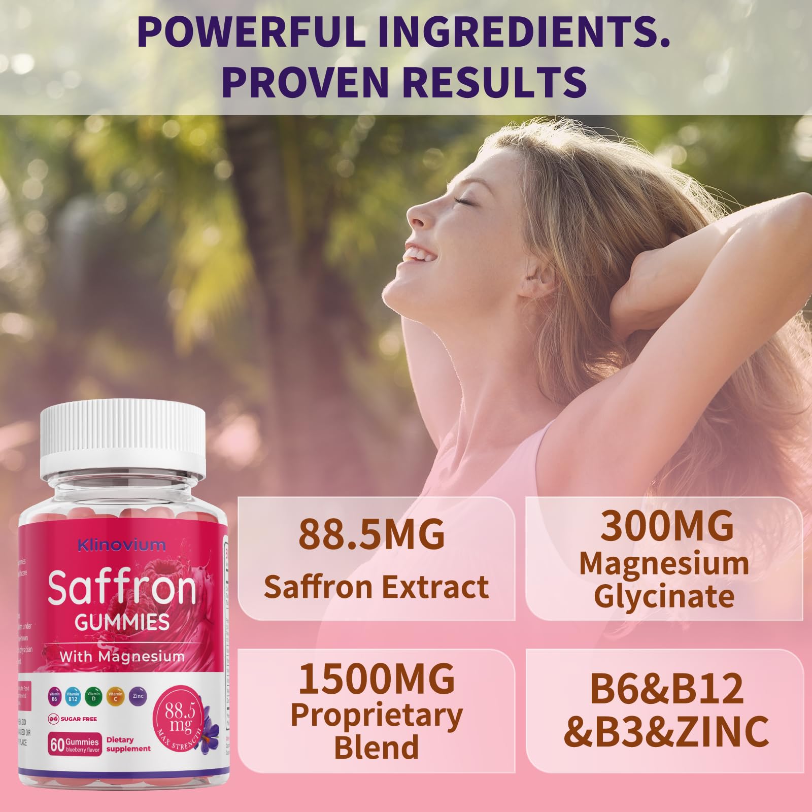 herbal supplement with saffron extract