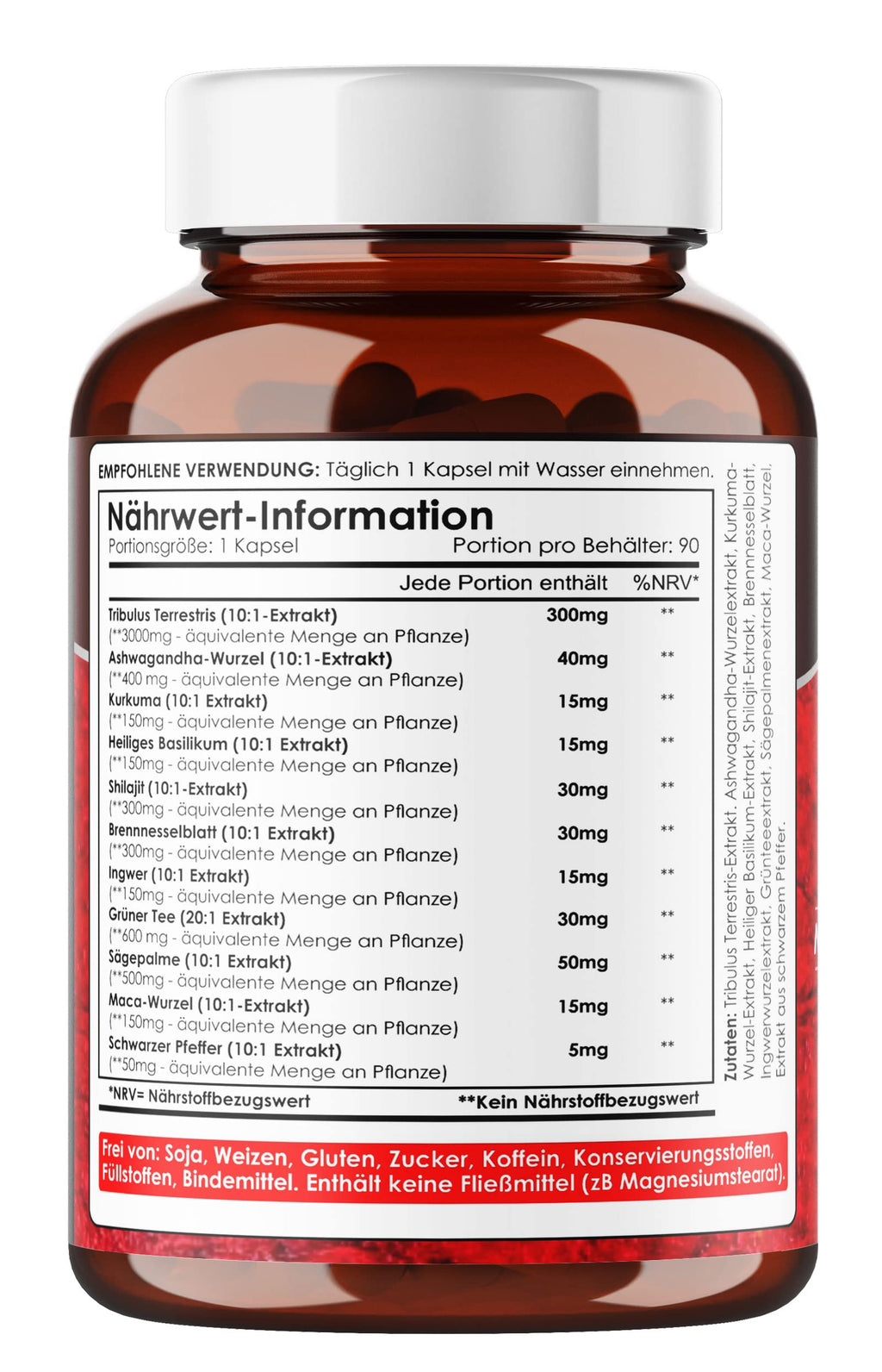 herbal supplement with saw palmetto