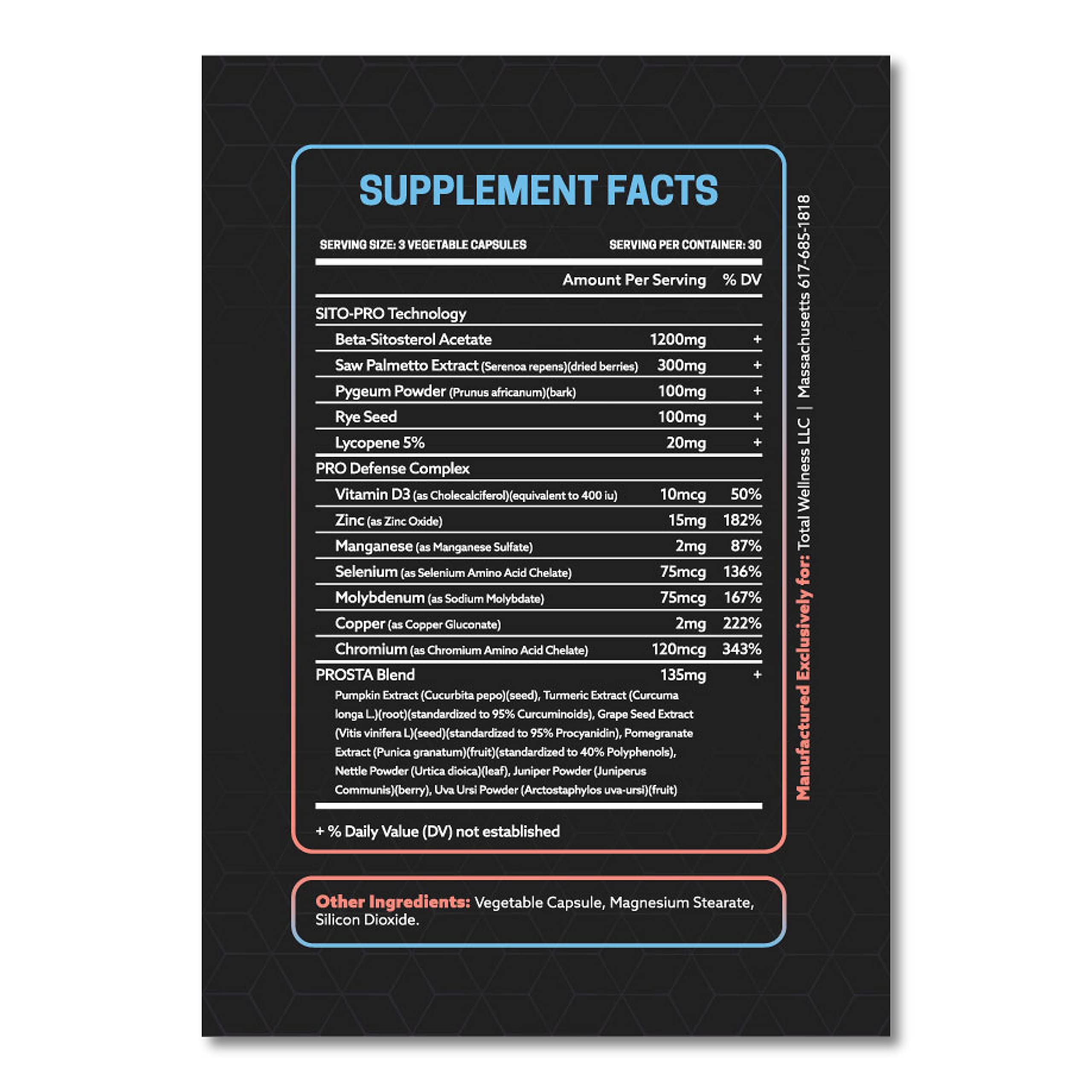 herbal supplement with saw palmetto
