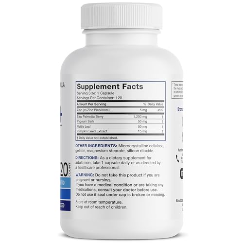 herbal supplement with saw palmetto