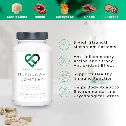 Herbal supplement with Shiitake mushrooms