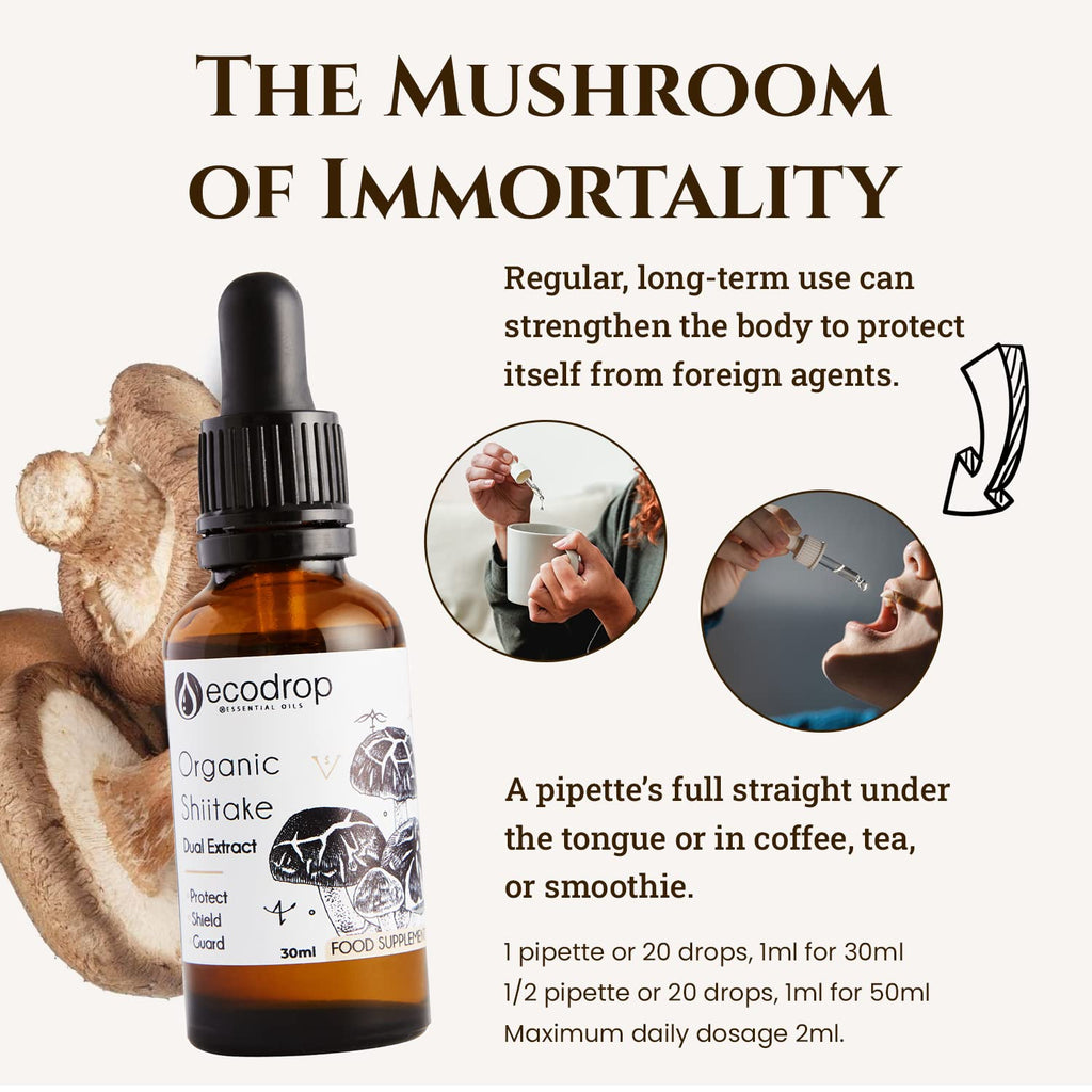 herbal supplement with shiitake mushrooms