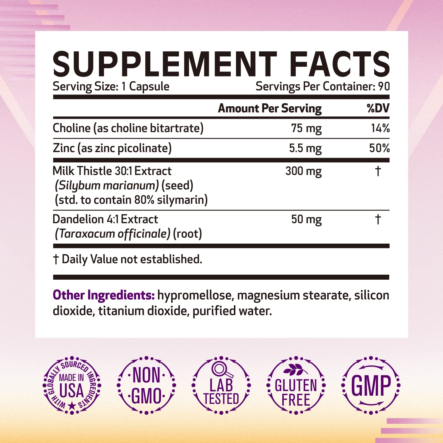 herbal supplement with silymarin
