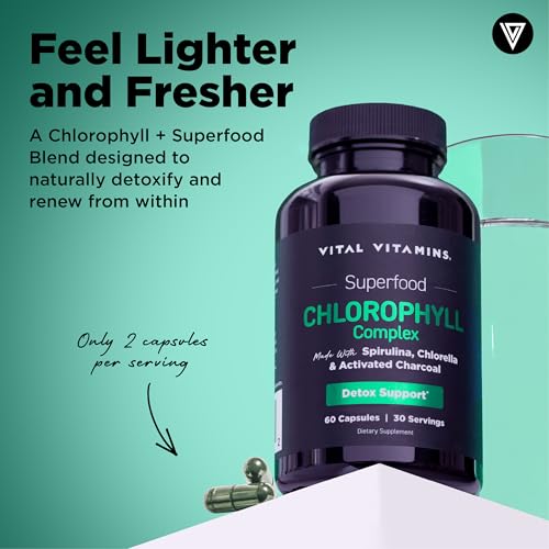 herbal supplement with spirulina and chlorella