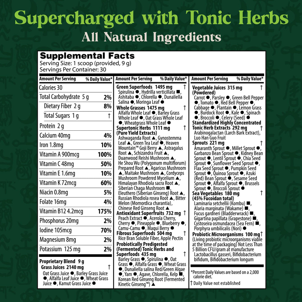 herbal supplement with spirulina benefits