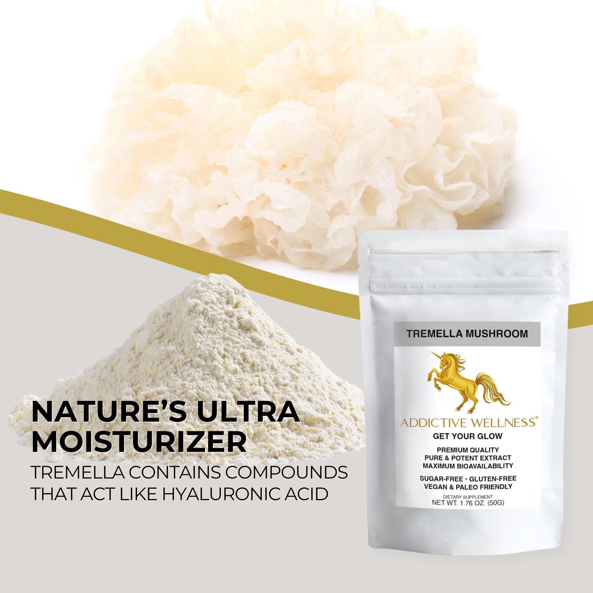 herbal supplement with tremella mushrooms