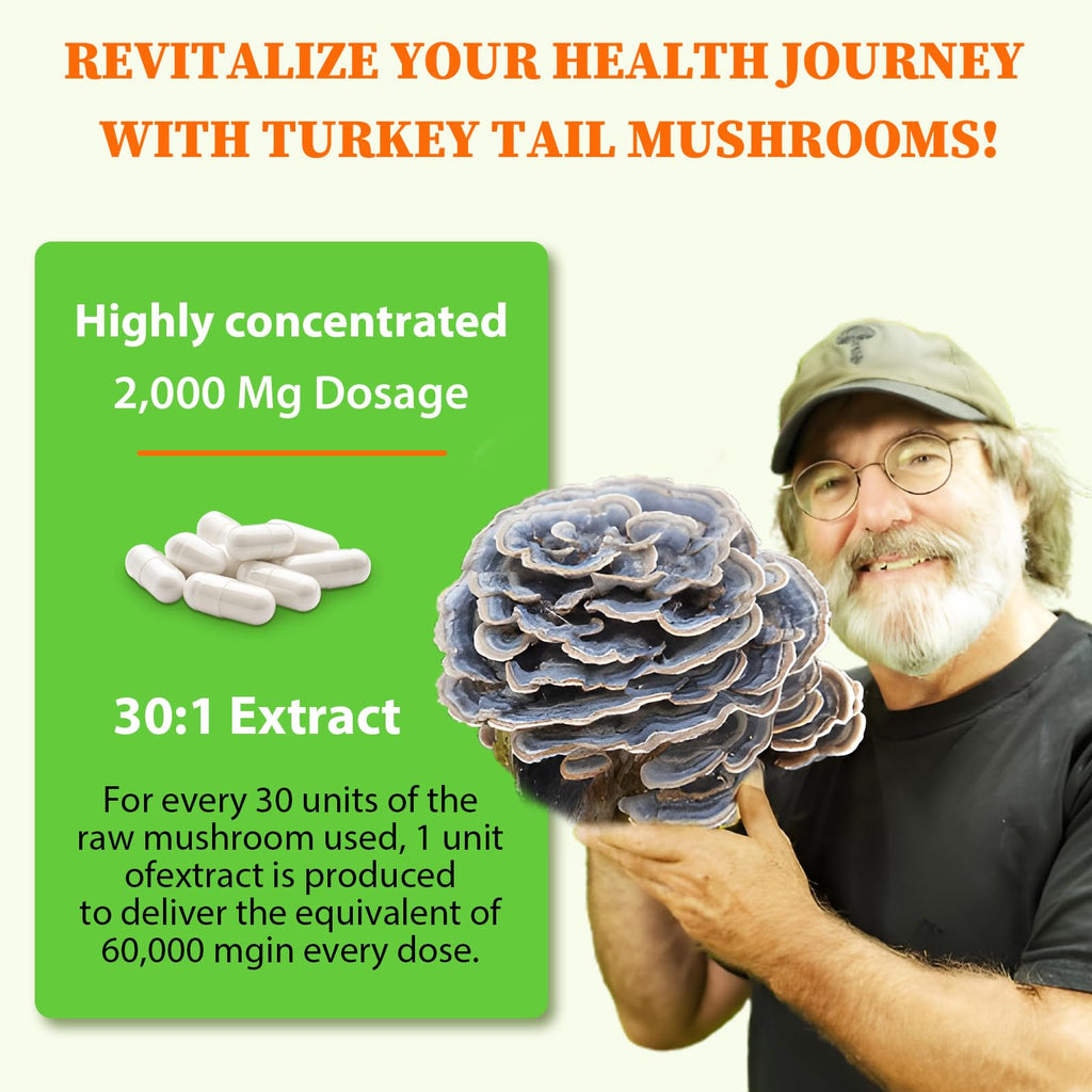 Herbal supplement with turkey tail extract