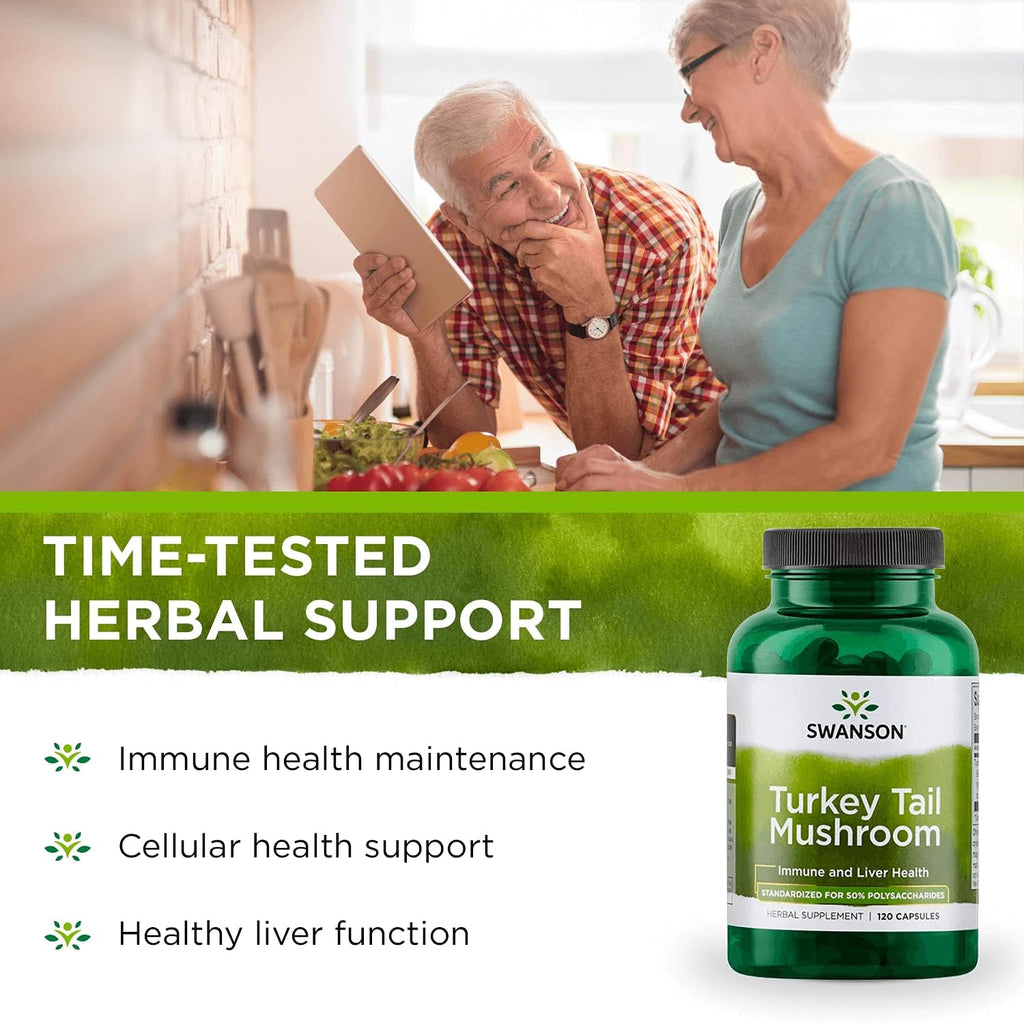 herbal supplement with Turkey Tail mushrooms