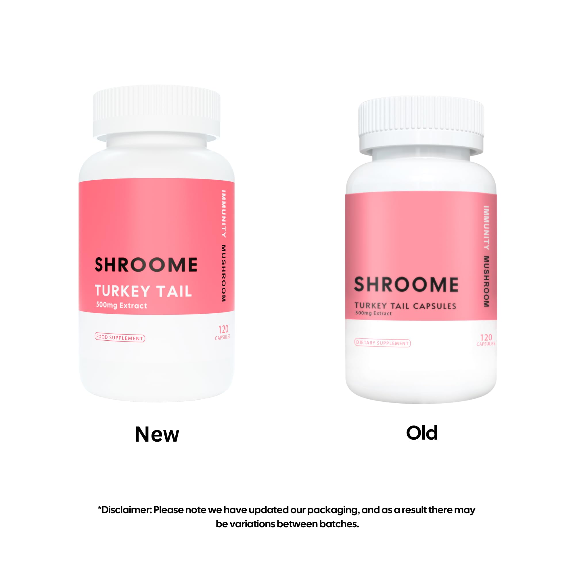 Herbal supplement with Turkey Tail mushrooms