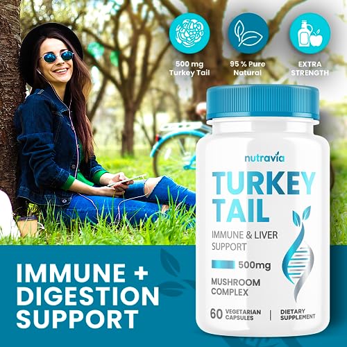 Herbal supplement with Turkey Tail mushrooms