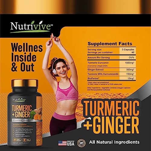 herbal supplement with turmeric and ginger