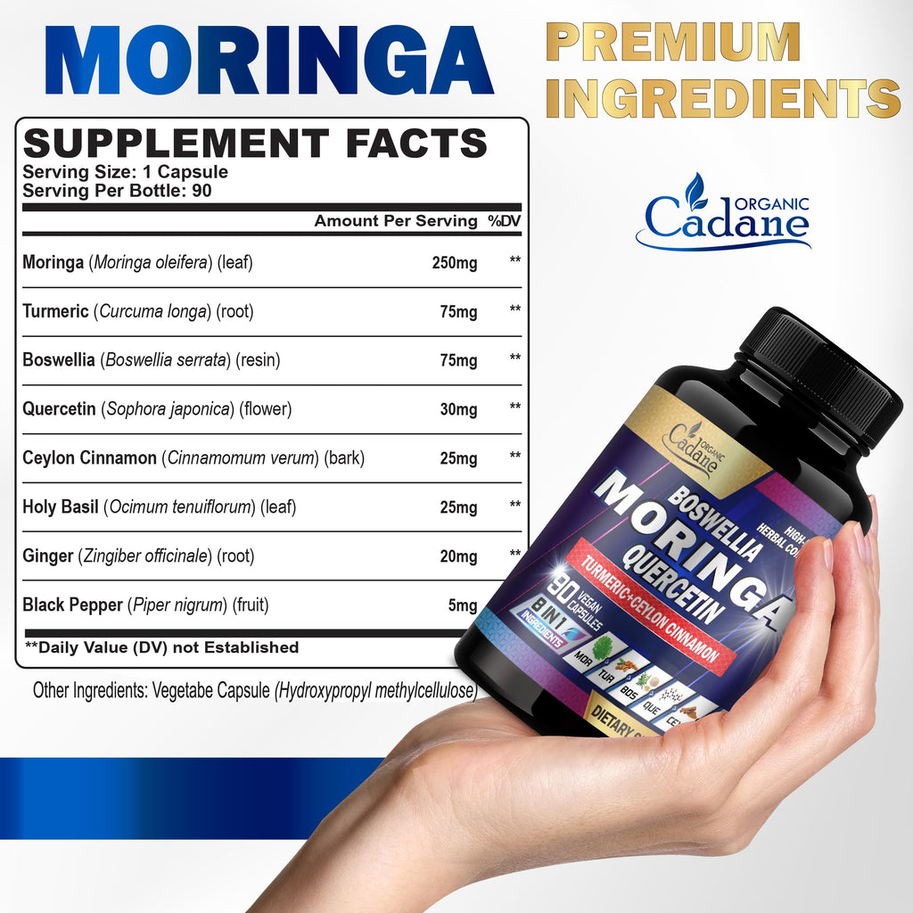 Herbal supplement with turmeric and quercetin