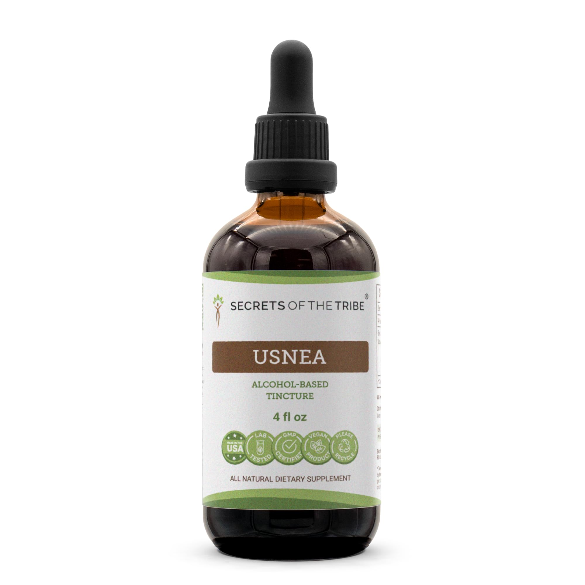 Herbal supplement with Usnea lichen