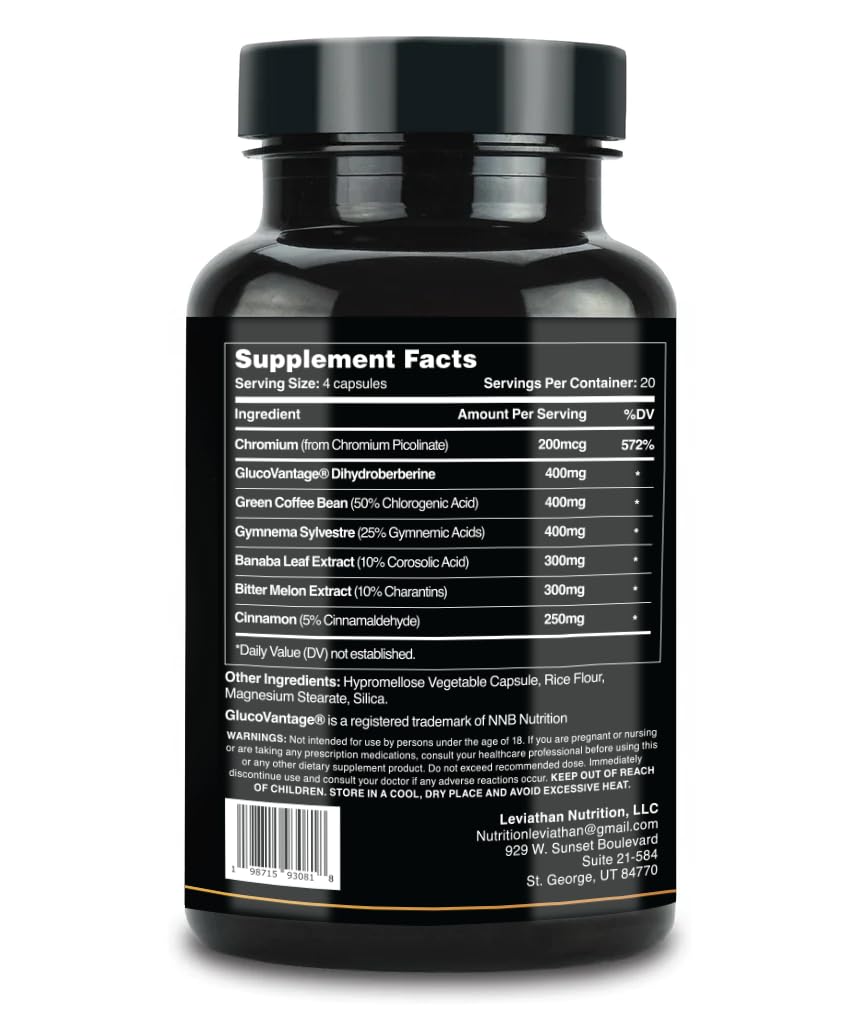 Herbal supplements for balanced blood sugar levels
