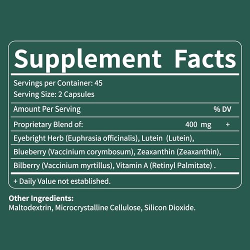 herbal supplements for better eyesight
