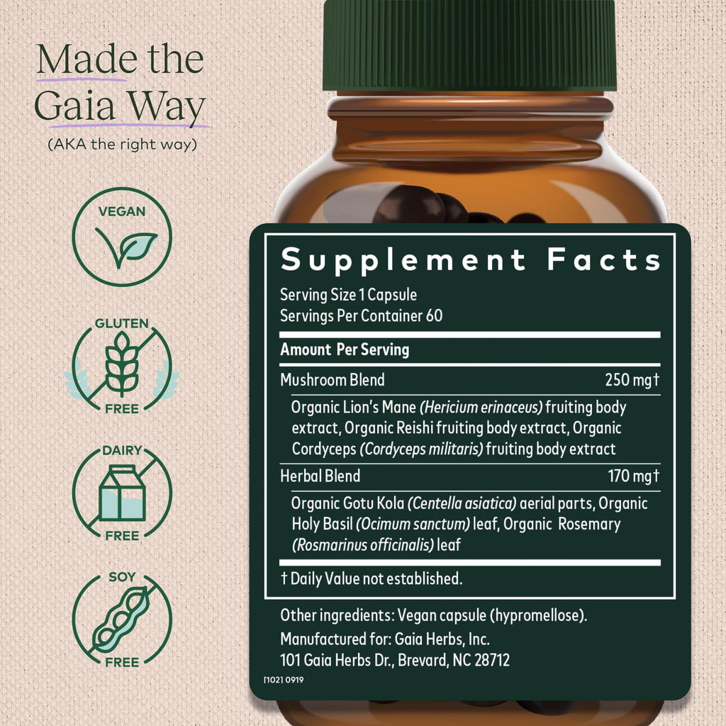 Herbal supplements for brain health