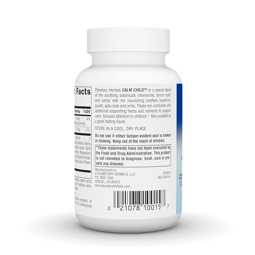 herbal supplements for child relaxation