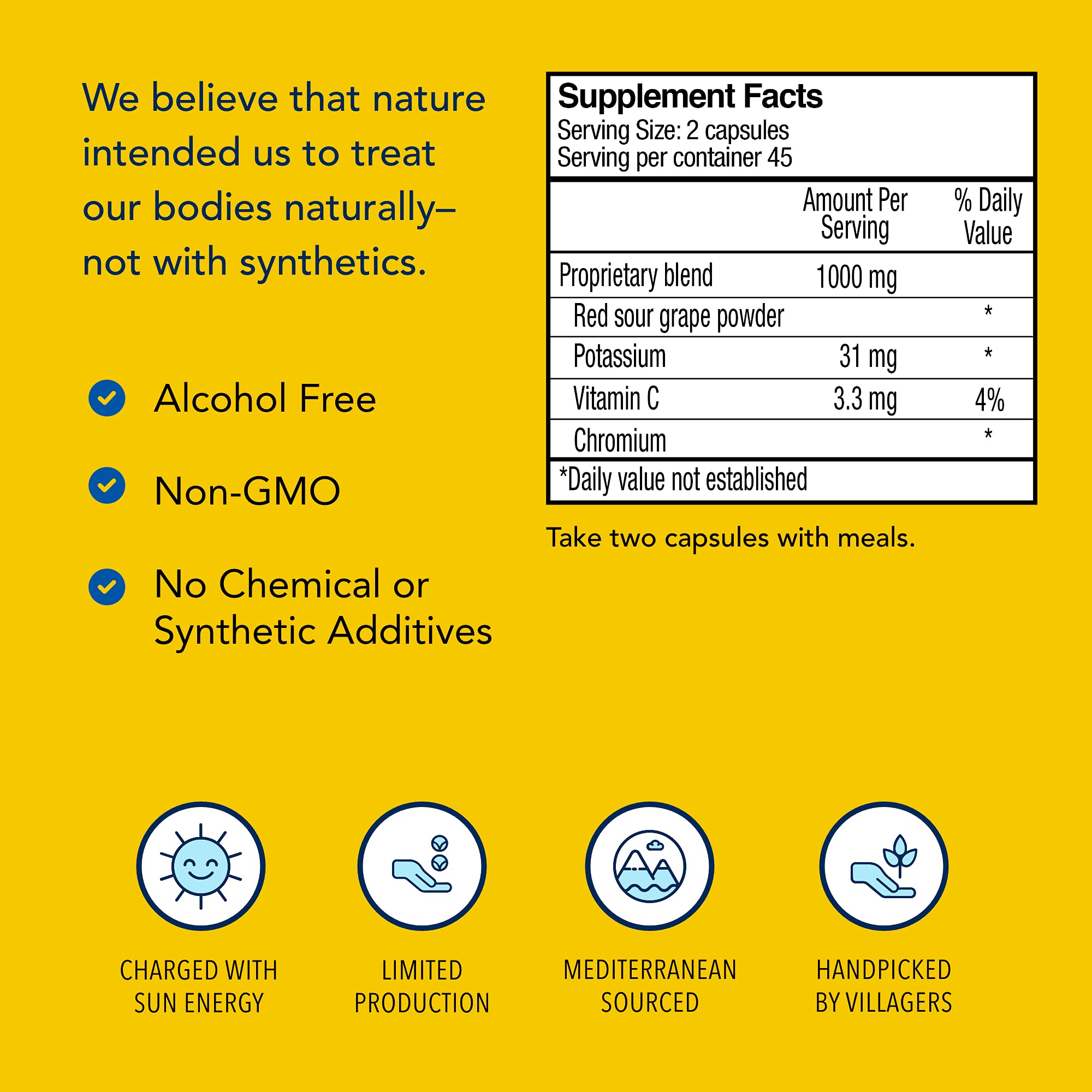 Herbal supplements for daily wellness