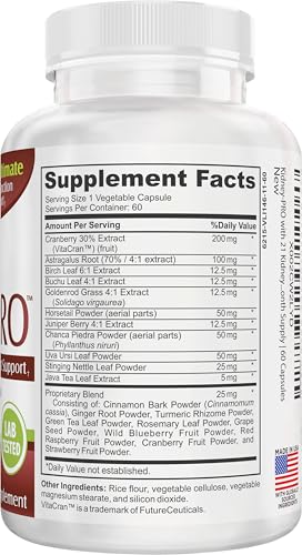 Herbal supplements for kidney health