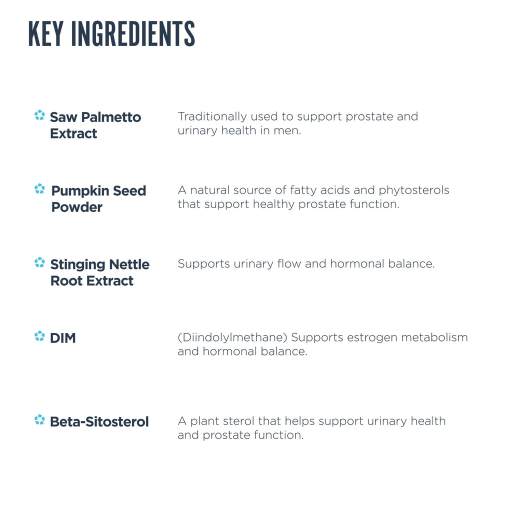 herbal supplements for men's wellness