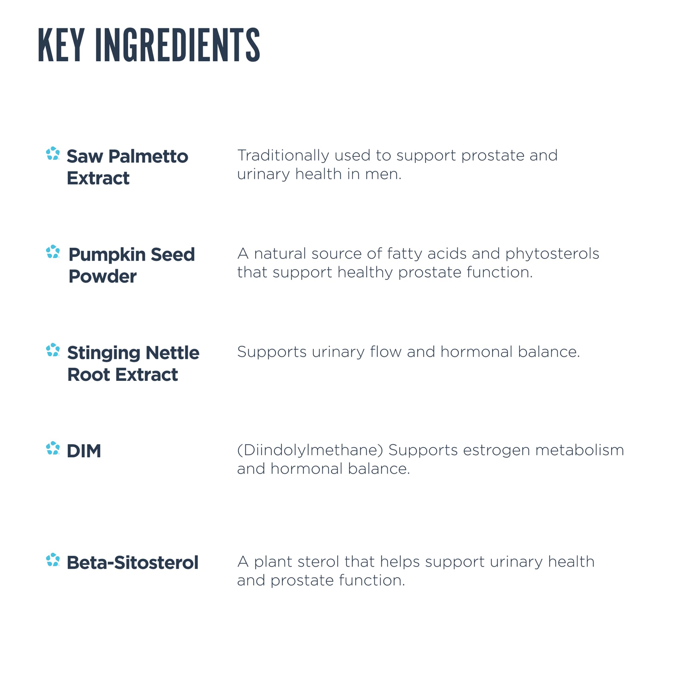herbal supplements for men's wellness