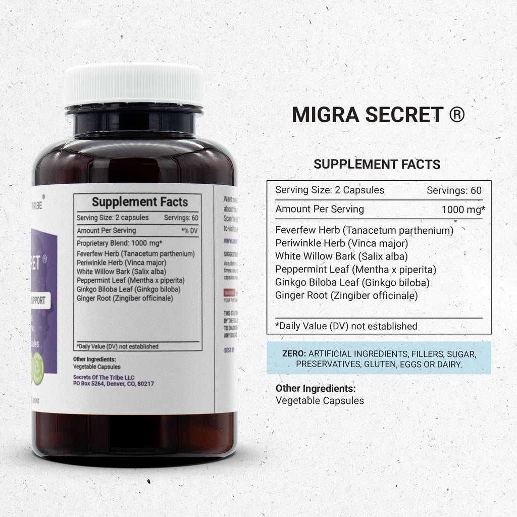 herbal supplements for migraine support