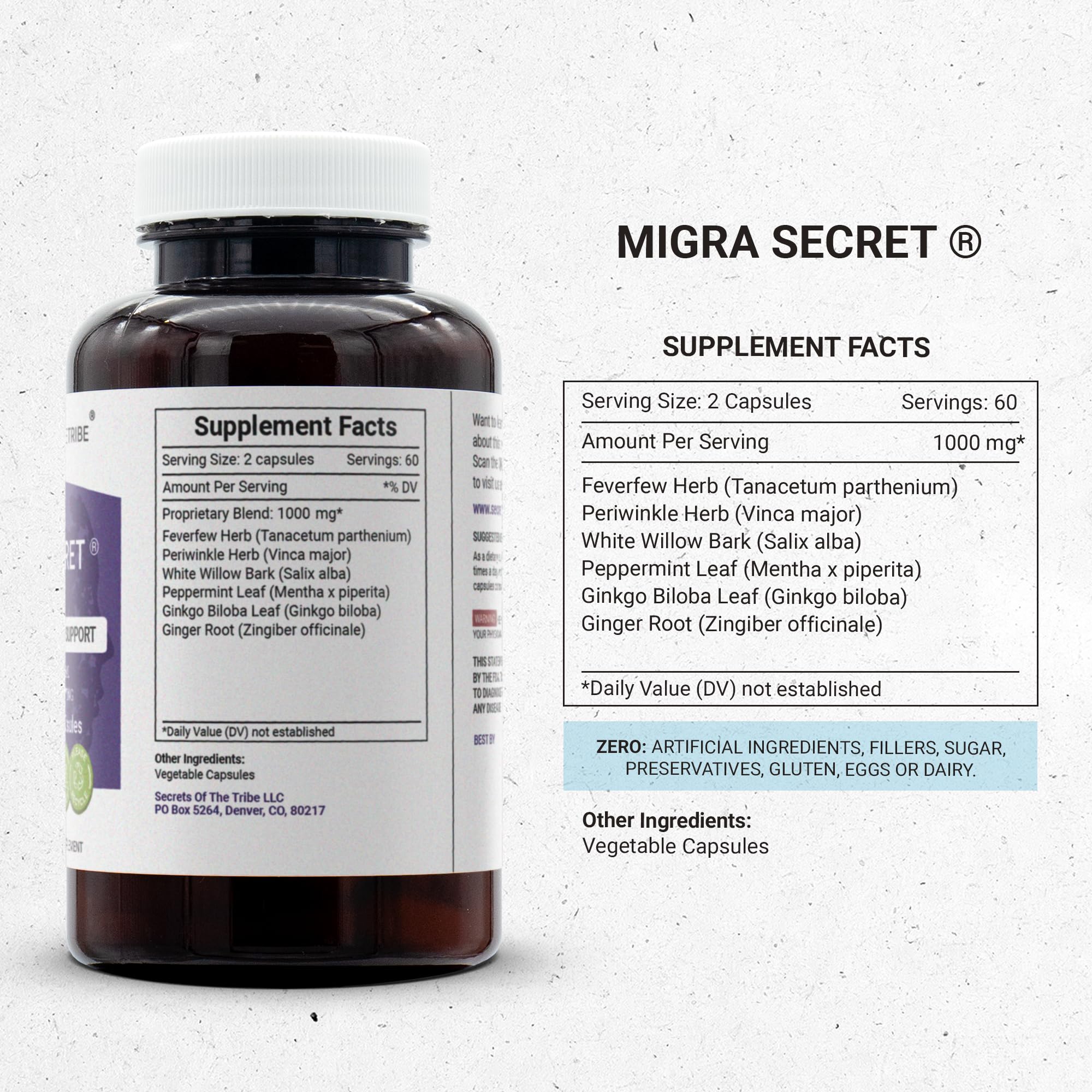 herbal supplements for migraine support