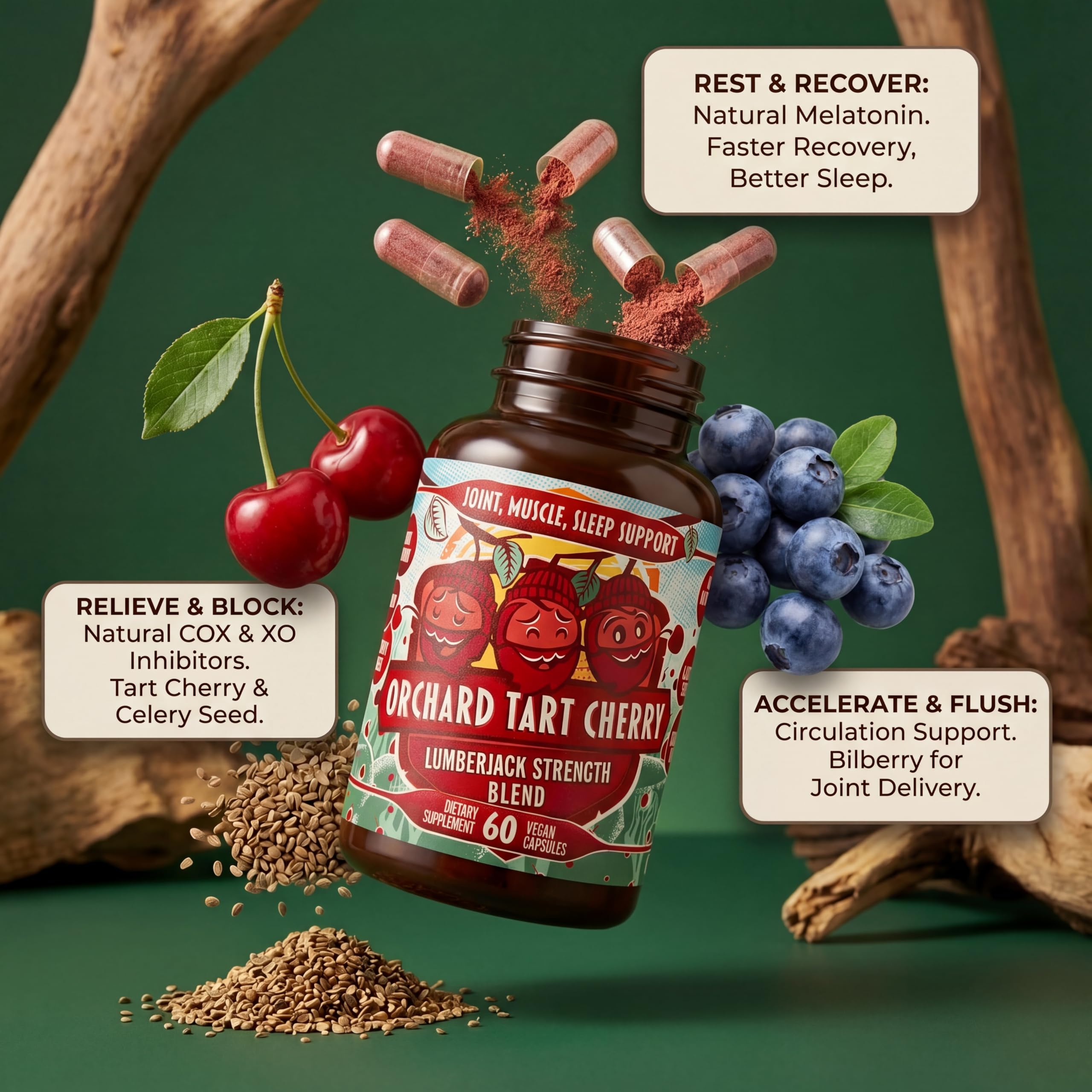 Herbal supplements for stress relief