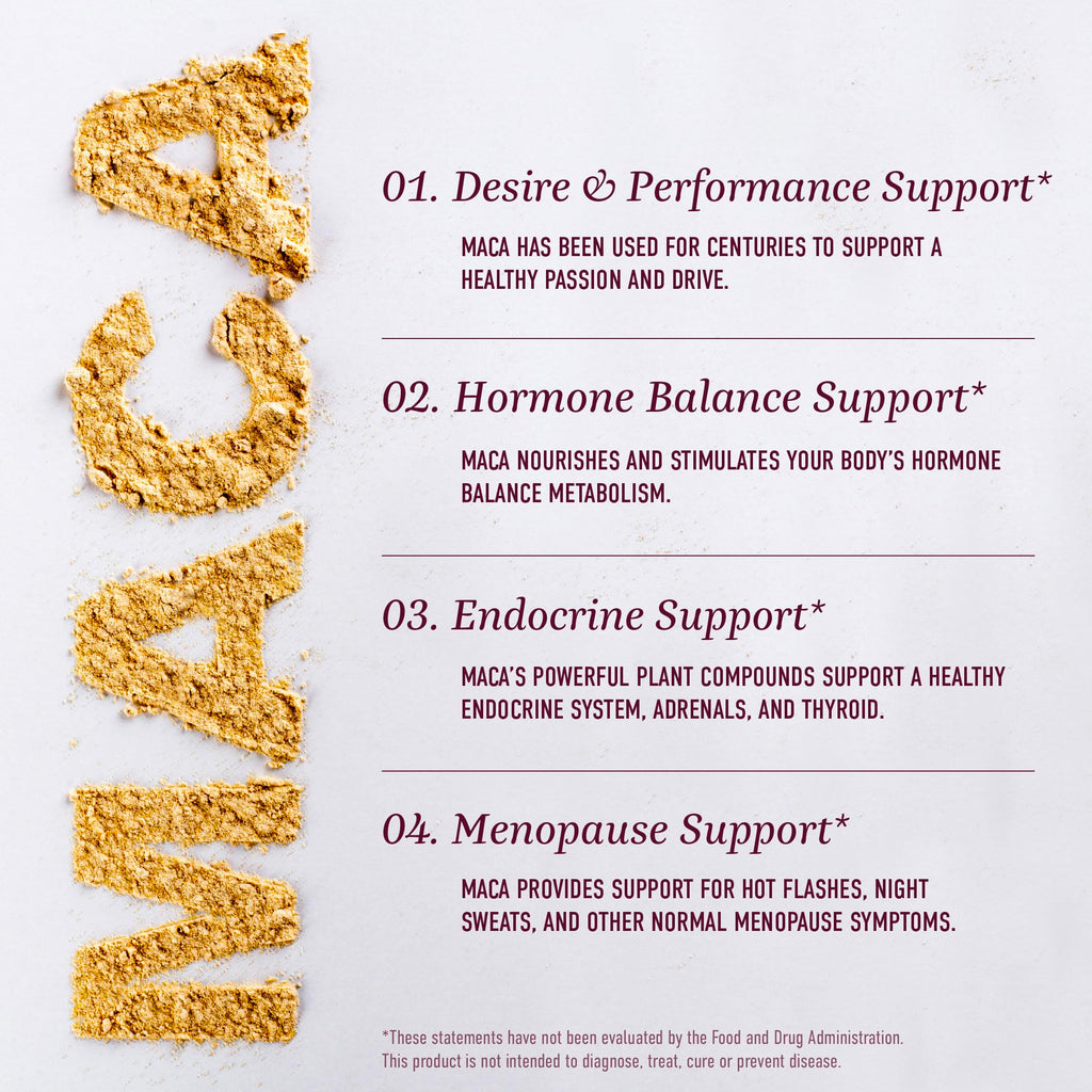 Herbal supplements for vitality and drive