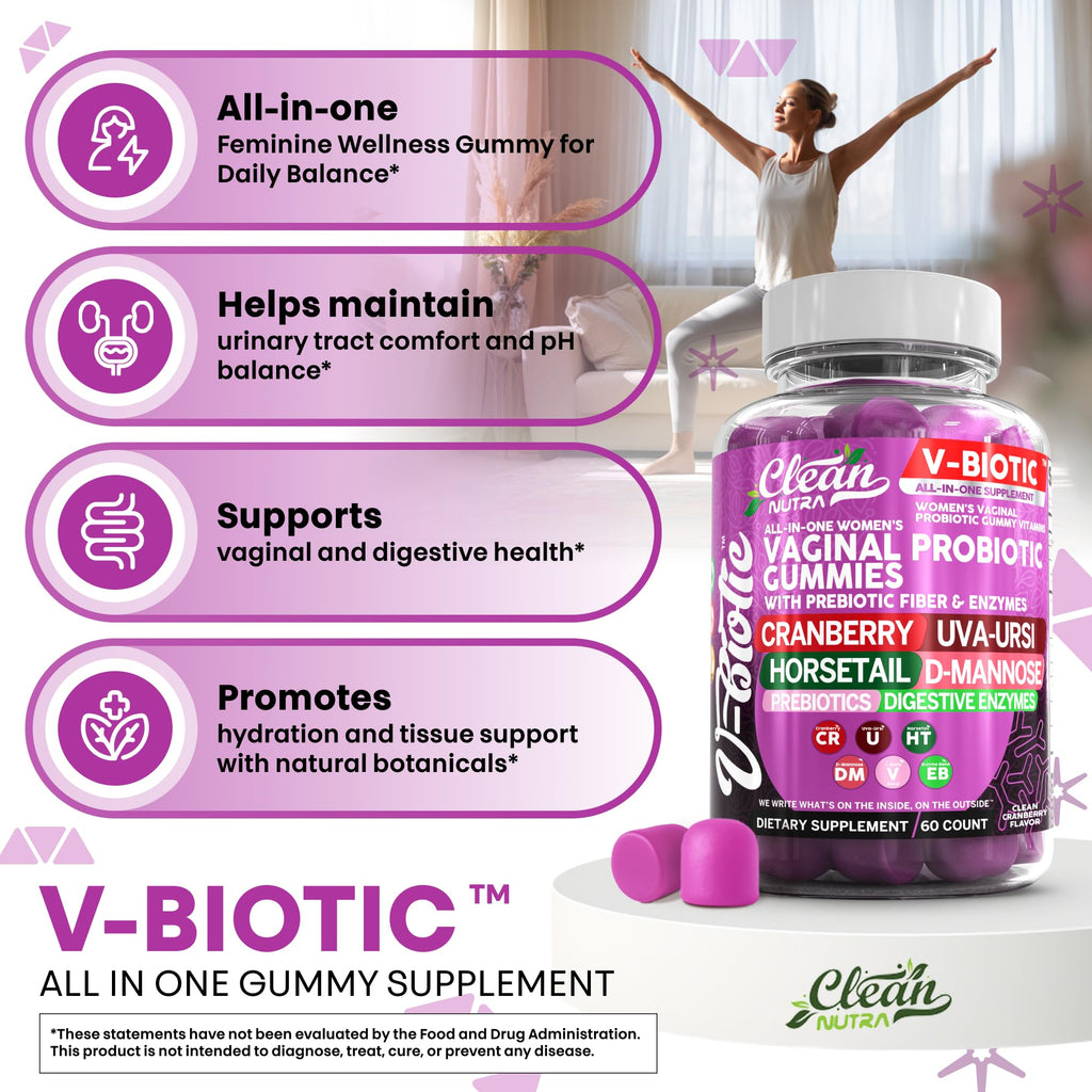 Herbal supplements with cranberry flavour