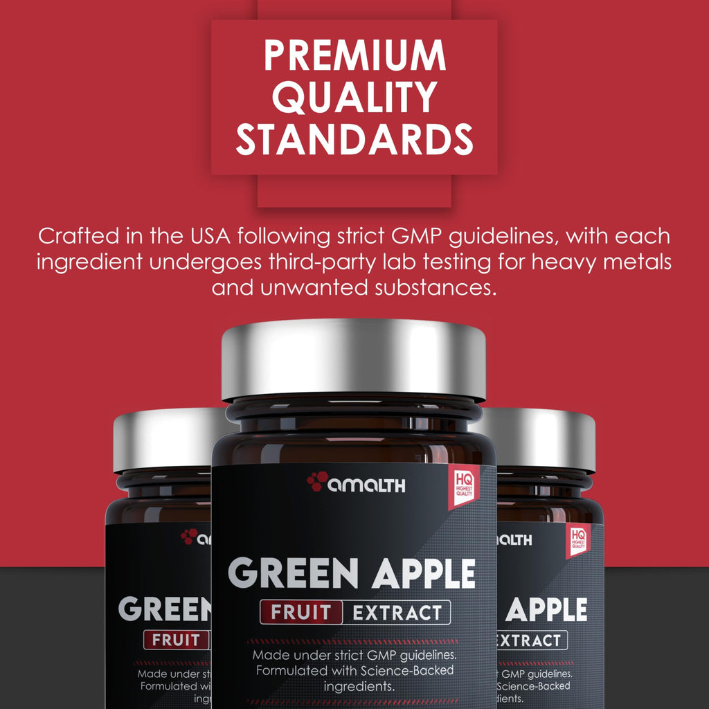 Herbal supplements with green apple extract