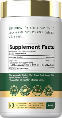 herbal supplements with guggulsterone