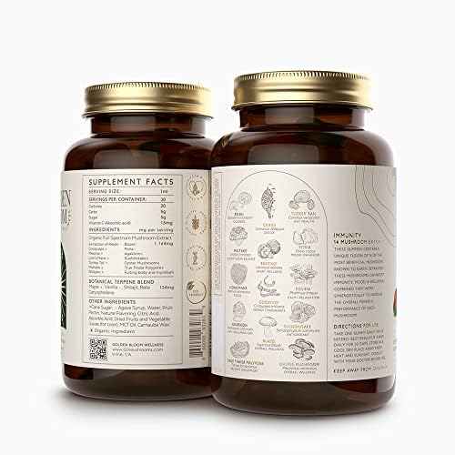 Herbal supplements with mushroom complex