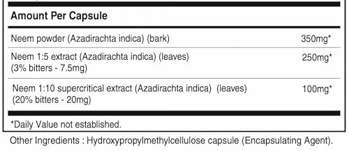 Herbal supplements with neem for immunity