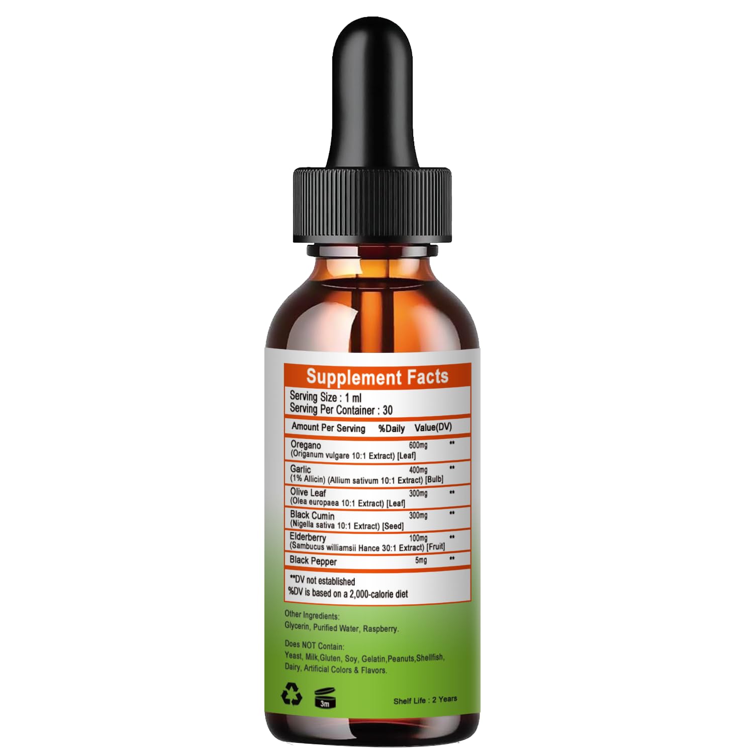 Herbal support drops for men and women