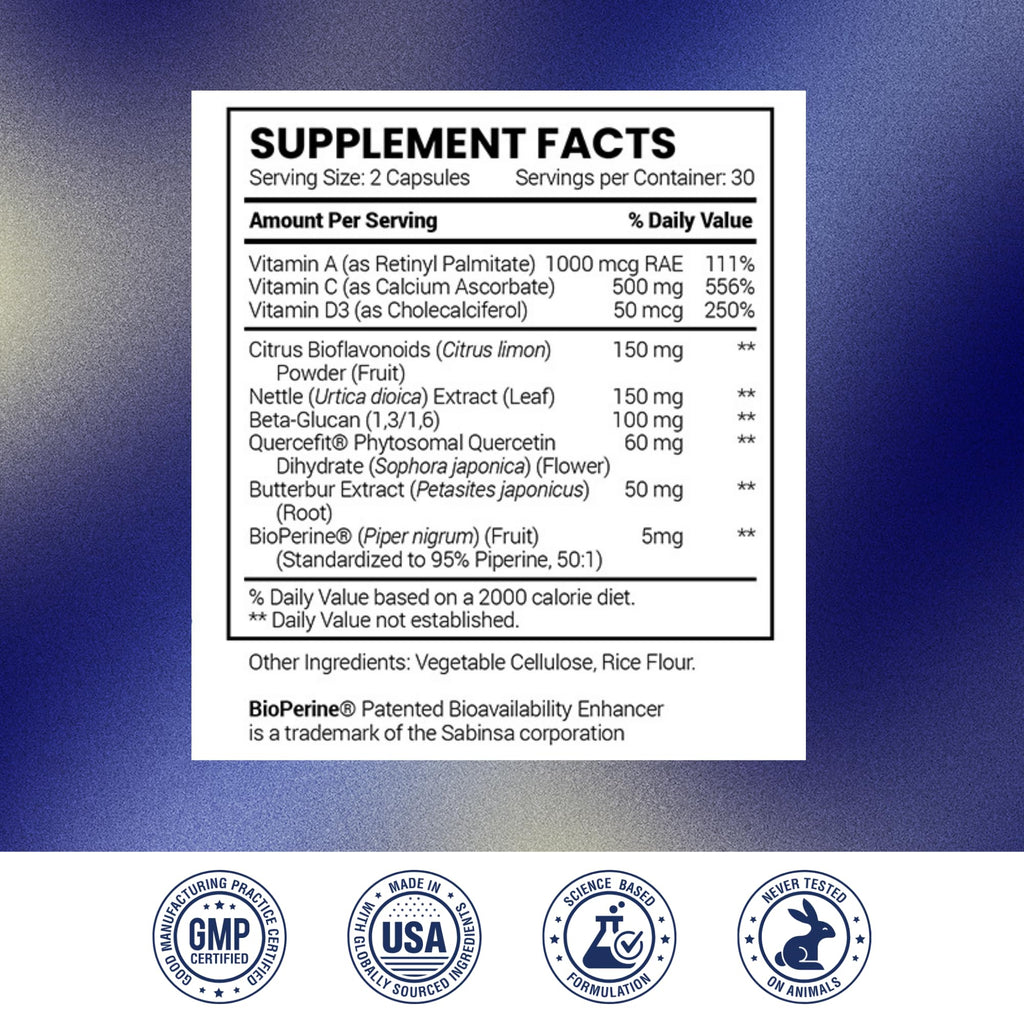 Herbal support for allergy season