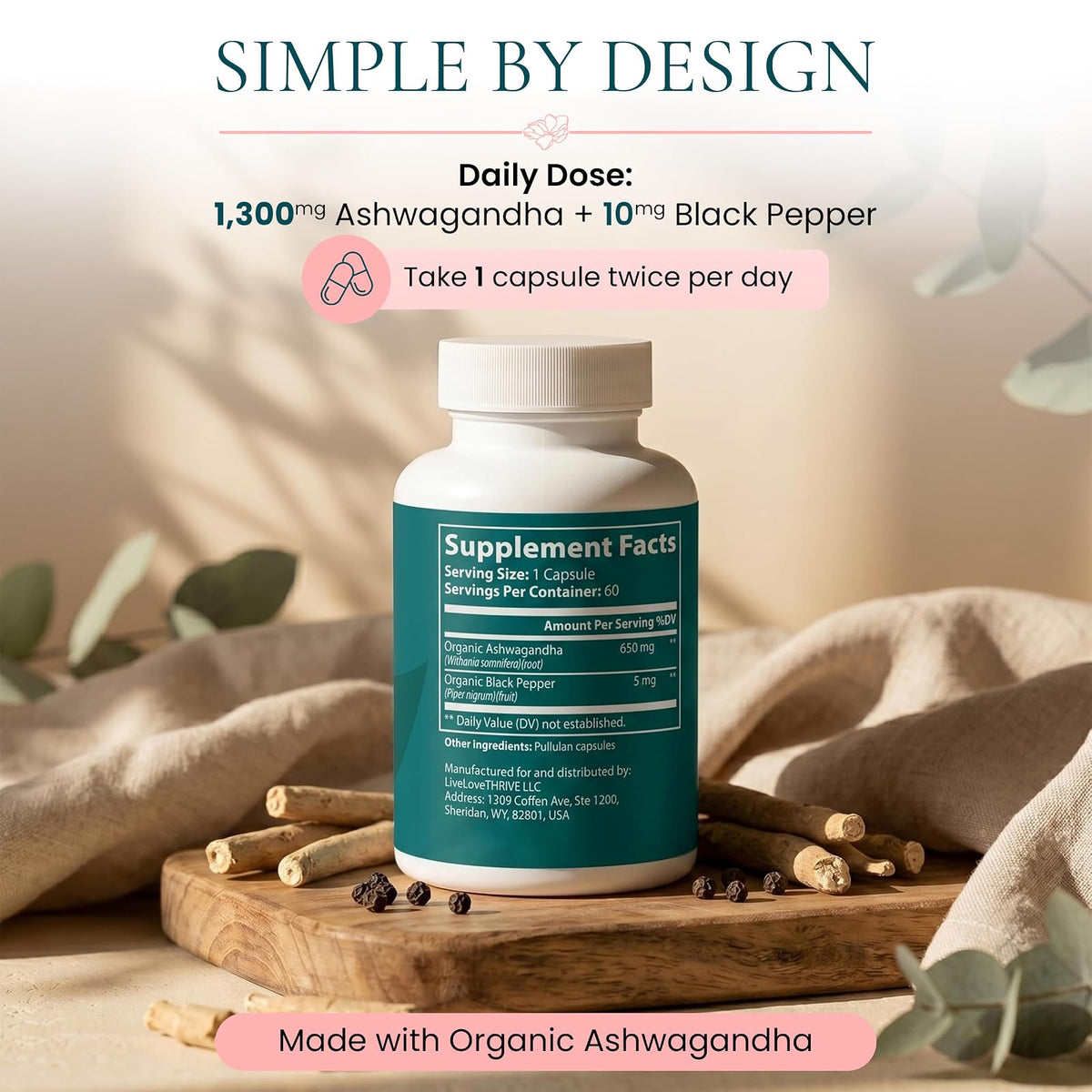 herbal support for better sleep Ashwagandha
