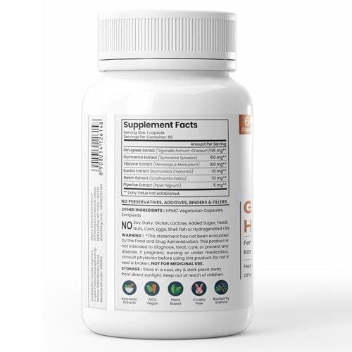 Herbal support for healthy blood sugar levels