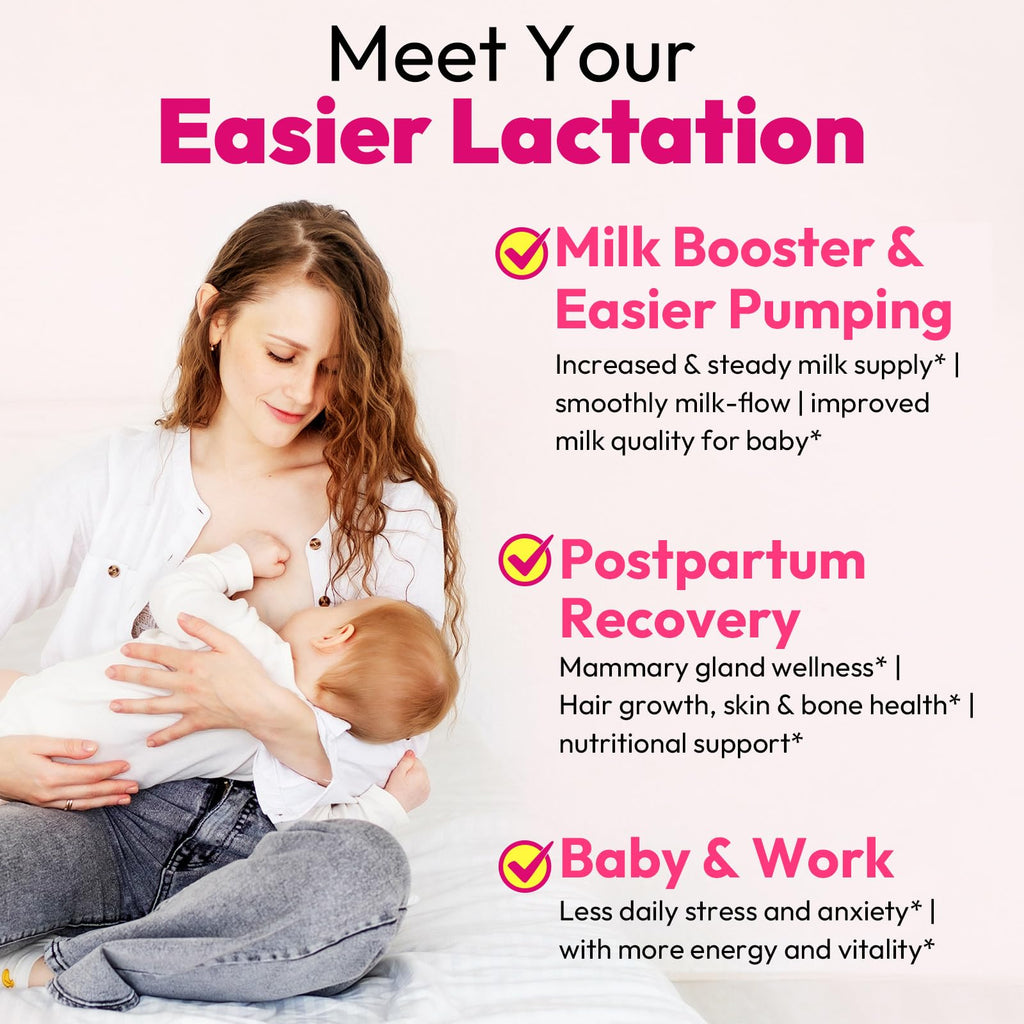 Herbal support for lactation