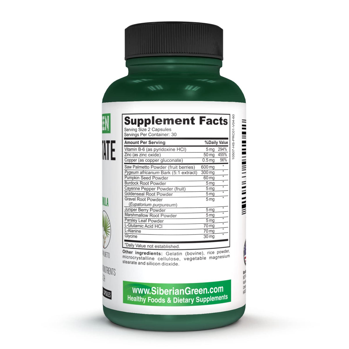 Herbal support for prostate health