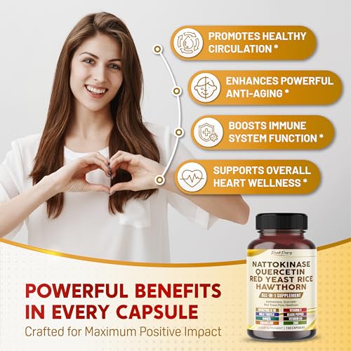 Herbal support from hawthorn and red yeast