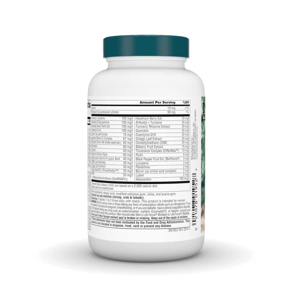 herbal support in multivitamin formula
