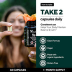 Herbal support with ashwagandha capsules