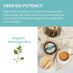 Herbal support with ashwagandha powder