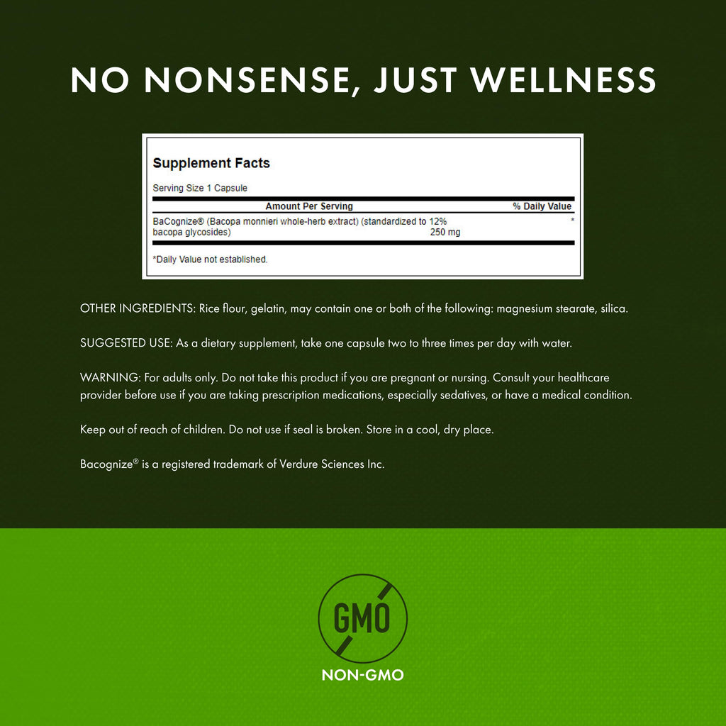 herbal support with bacopa monnieri