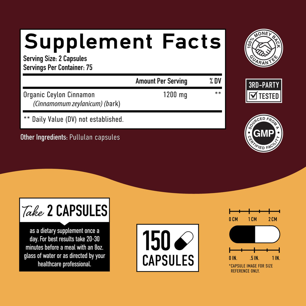 herbal support with ceylon cinnamon
