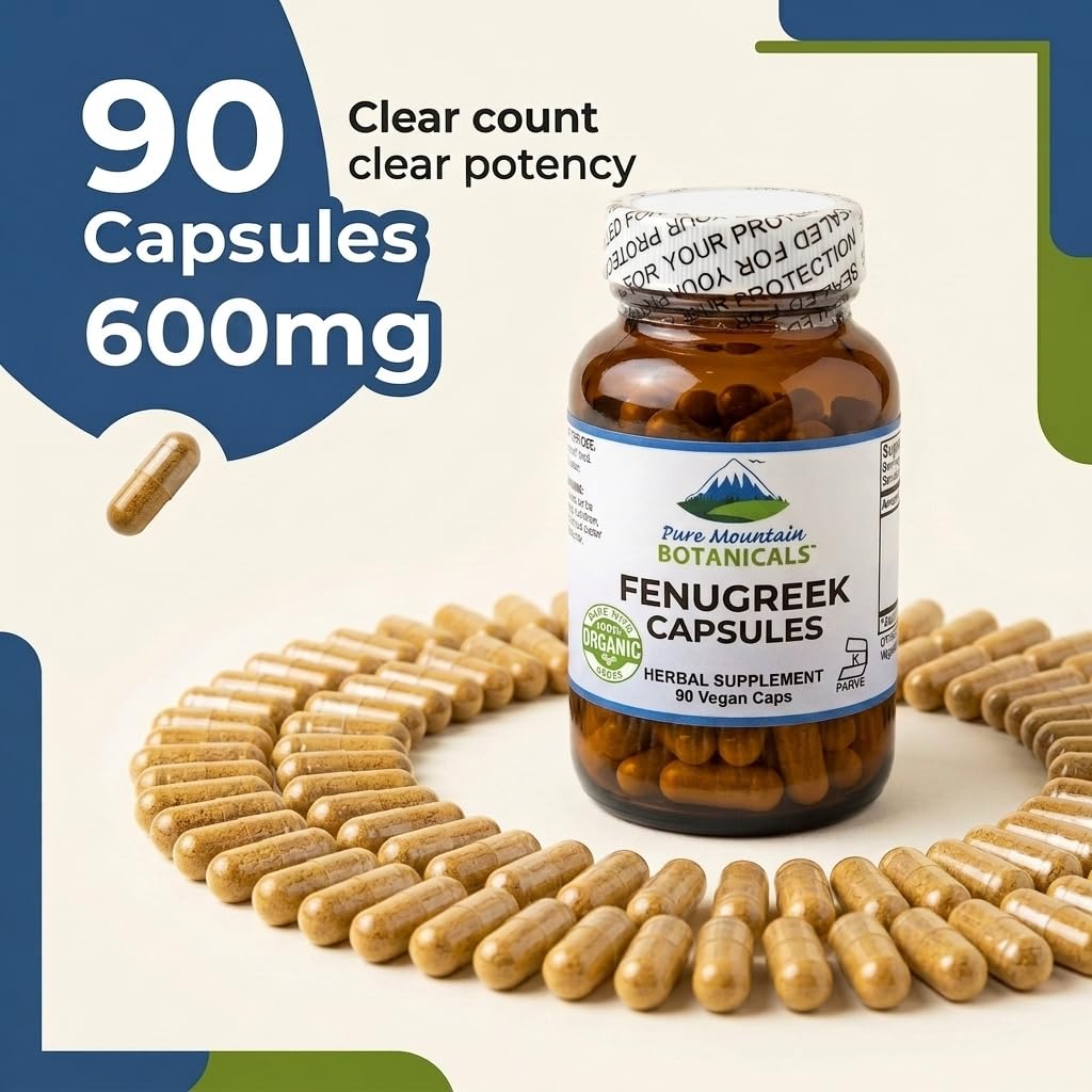 herbal support with fenugreek vitamins