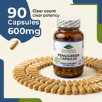 herbal support with fenugreek vitamins