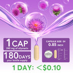 herbal support with milk thistle capsules